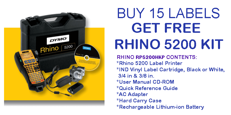 Service Warehouse: RHINO Printer & Labels